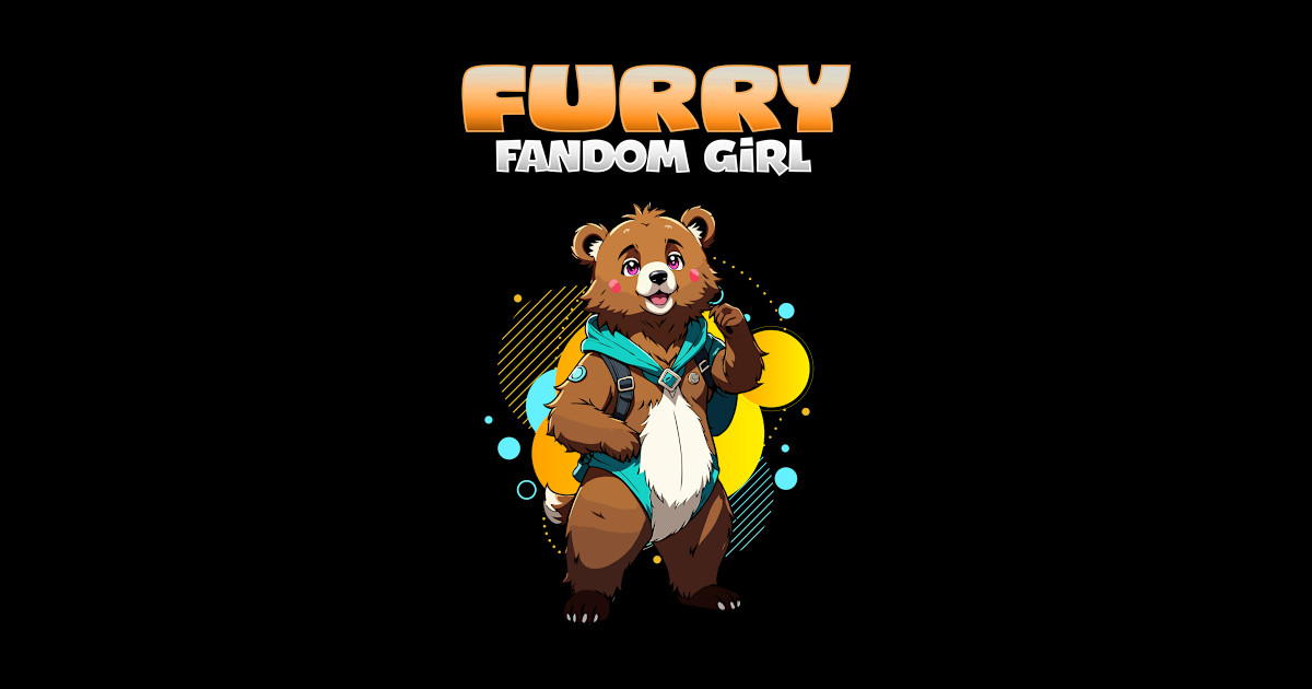 Furry Fandom Girl I Bear Furries Fandom Cosplay - Furry - Posters and ...