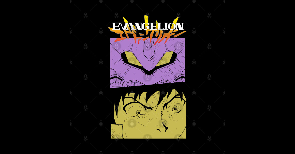 shinji hikari-eva 01 - Evangelion - Sticker | TeePublic