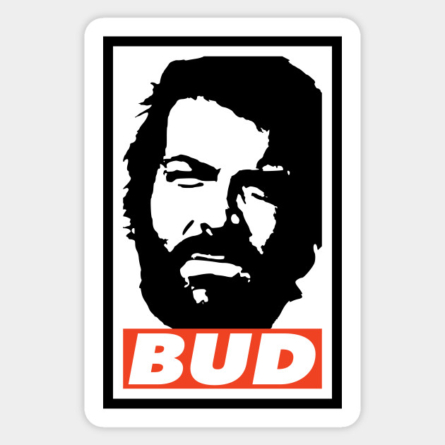 BUD - Bud Spencer - Sticker | TeePublic