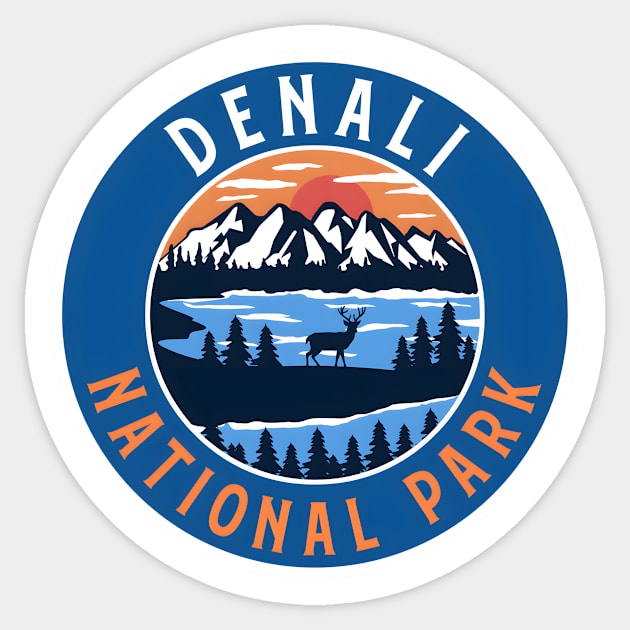 Denali National Park - Denali - Sticker | TeePublic