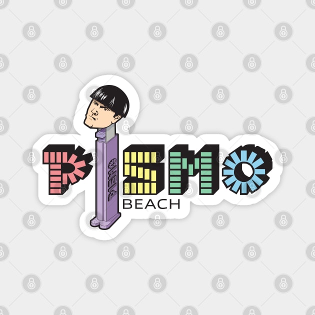 Pismo Beach Pez Moe Beach - Pismo Beach Moe - Magnet | TeePublic