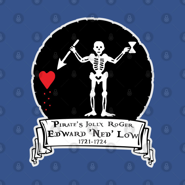 Jolly Roger - Edward Ned Low - Jolly Roger Edward Ned Low - T-Shirt