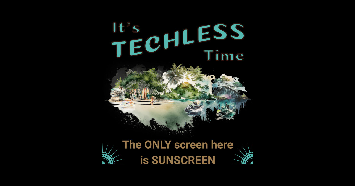 Techless Time Tropical Island Water Sports Beach - Island Life ...