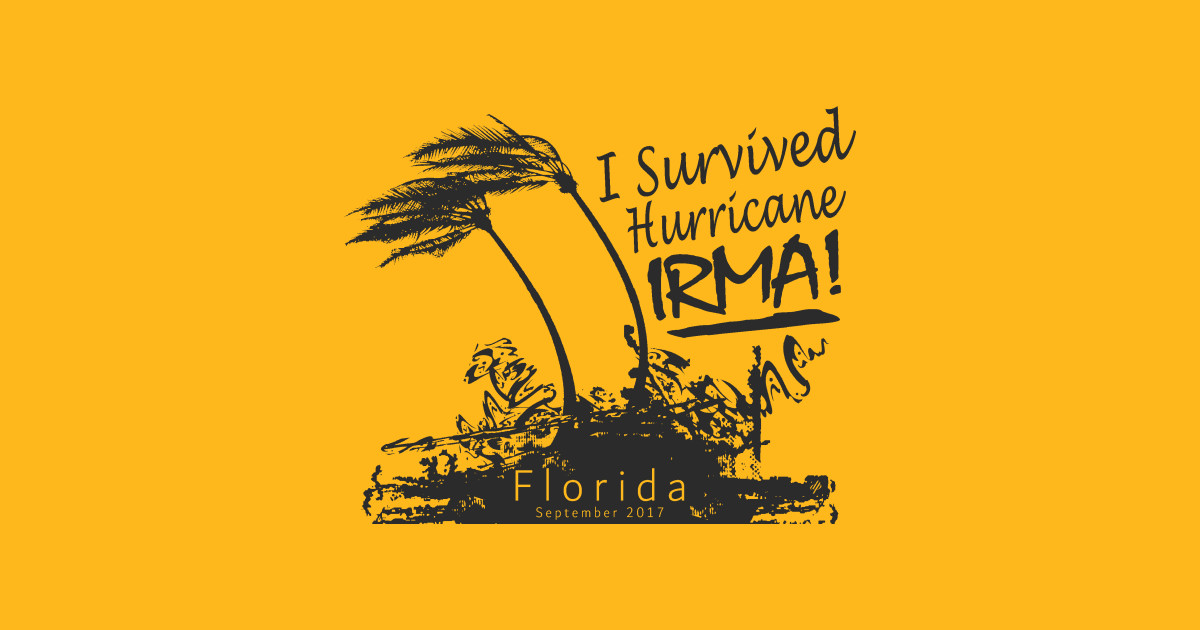 I Survived Hurricane Irma - Hurricane Irma - Sticker | TeePublic