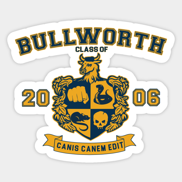 School Spirit 2 - Bullworth - Sticker | TeePublic