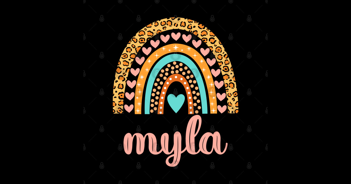 Myla Name Myla Birthday Myla Sticker Teepublic