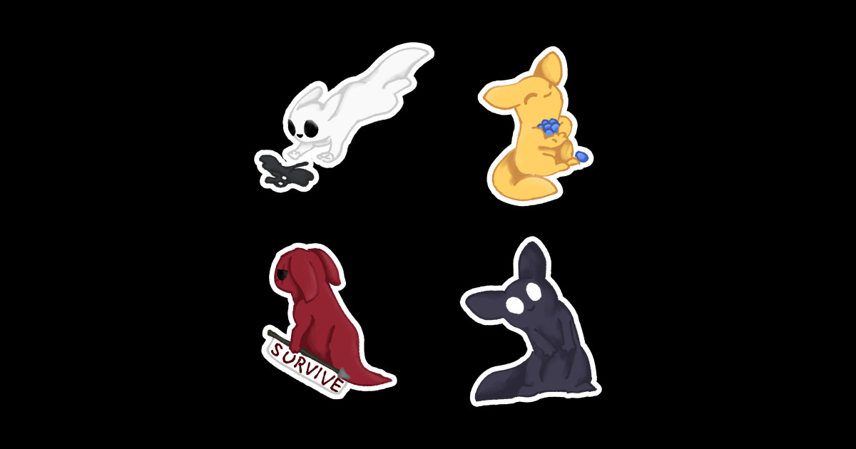 Rain World slugcat - Rainworld - Sticker | TeePublic