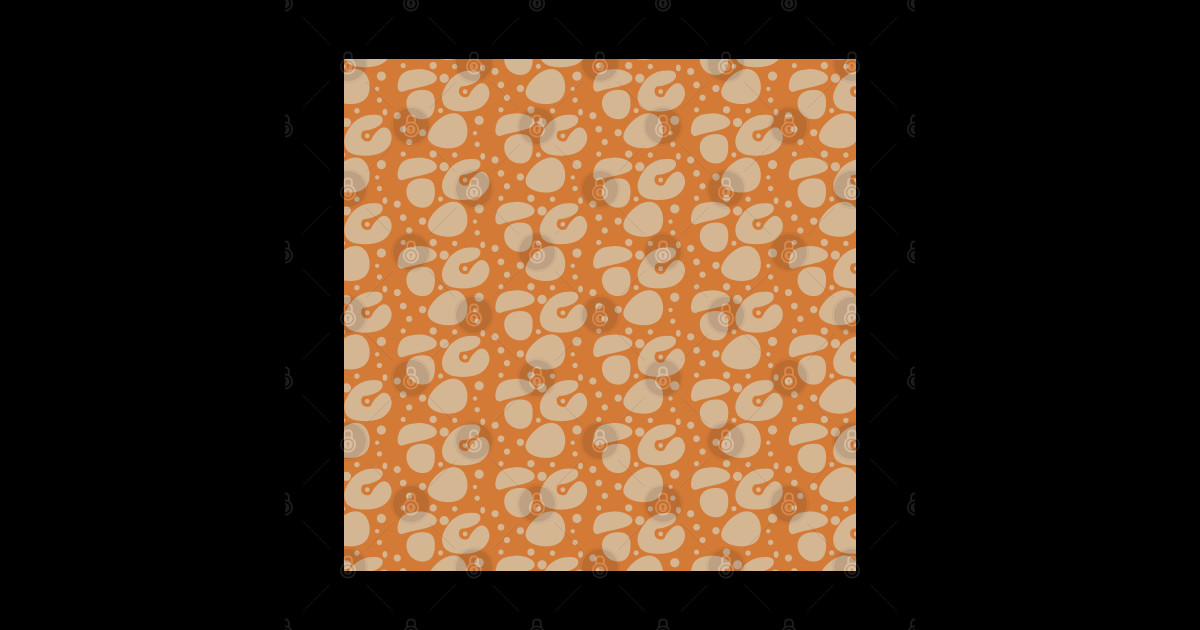 Orange and Cream Fall Background - Orange - Sticker | TeePublic