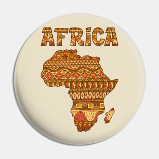 Africa Continent Map Pins and Buttons for Sale | TeePublic