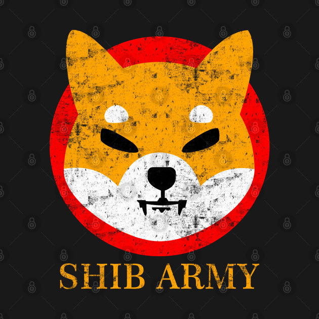 Shib Army - Shiba Inu - T-Shirt Designed & Sold By Karina Eibatova