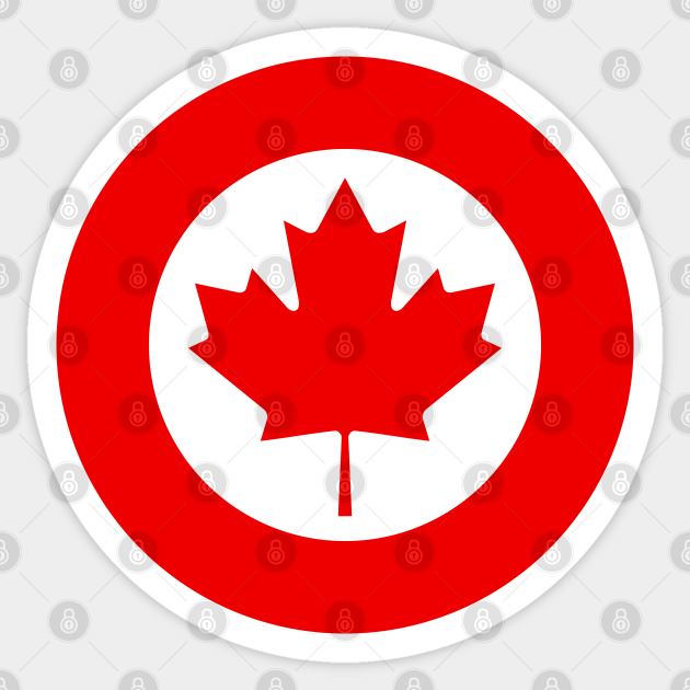 Canadian Roundel - Air Force - Sticker | TeePublic
