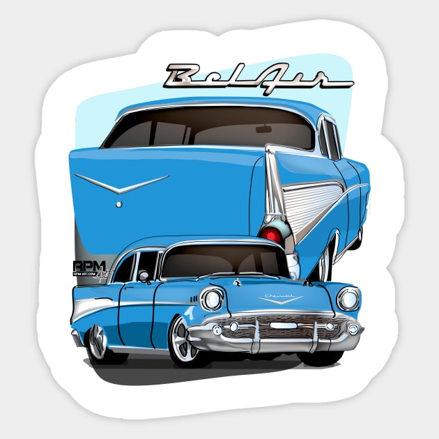 1957 Chevrolet Bel Air Chevy BelAir Trifive Muscle Car - 1957 Chevrolet ...