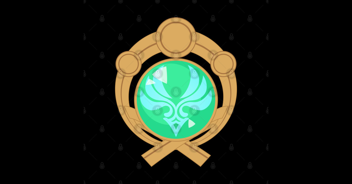 Genshin Impact Inazuma Vision - Anemo - Genshin - Posters and Art ...