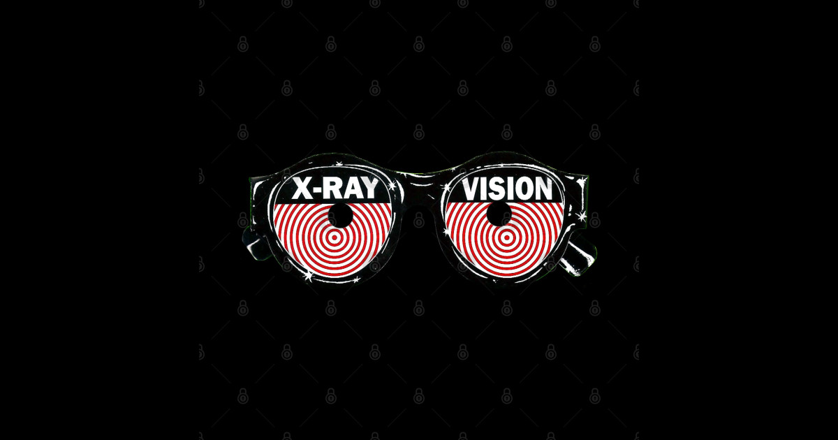 X-Ray Vision - X Ray Spex - Sticker | TeePublic