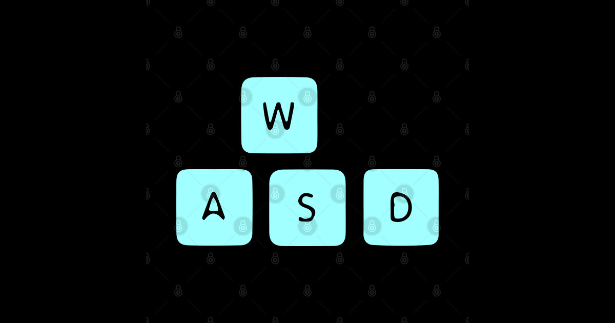 WASD - Wasd - Sticker | TeePublic