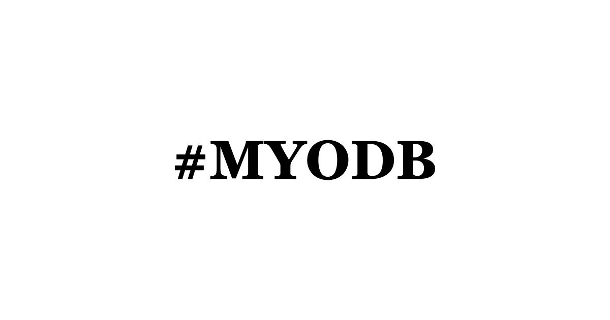#MYODB - Black Text (Mind Your Own Damn Business) - Myodb - T-Shirt ...