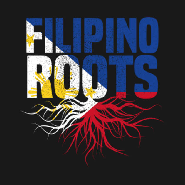 filipino roots - Philippines Flag - T-Shirt | TeePublic