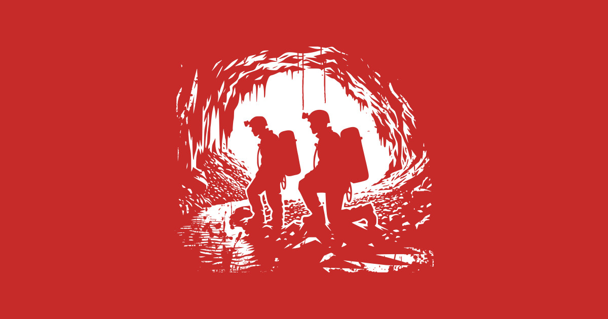 The Spelunkers - Cave Exploring - T-Shirt | TeePublic