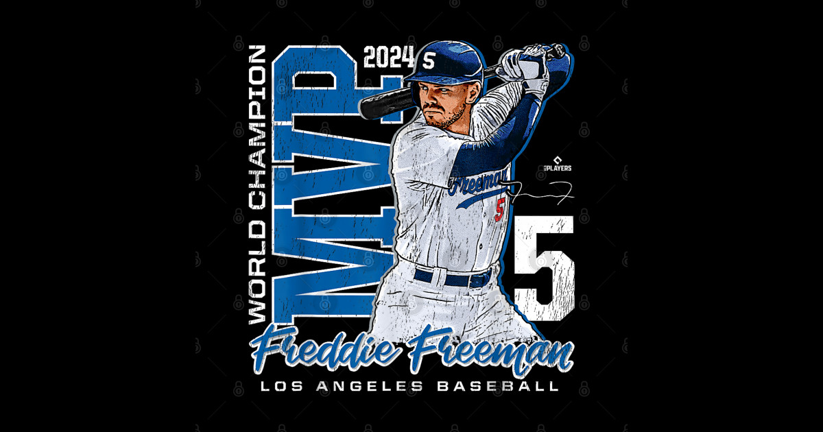 2024 World Champion MVP Freddie Freeman Los Angeles MLBPA - New York ...