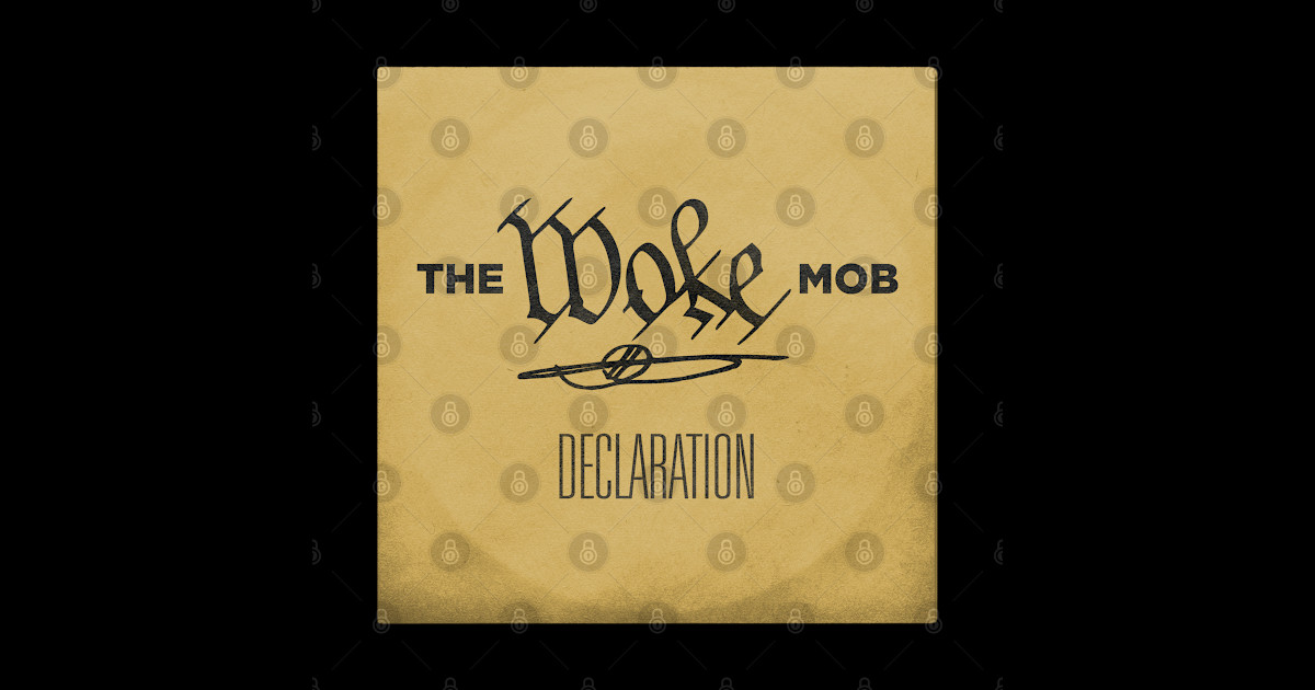 The Woke Mob - Declaration album cover - Woke - Sticker | TeePublic