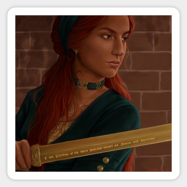 Cordelia and Cortana Repaint - Cordelia Carstairs - Sticker | TeePublic