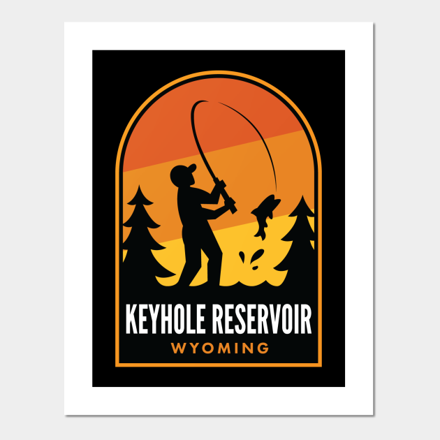 Keyhole Reservoir Wyoming Fishing - Keyhole Reservoir - Posters and Art ...