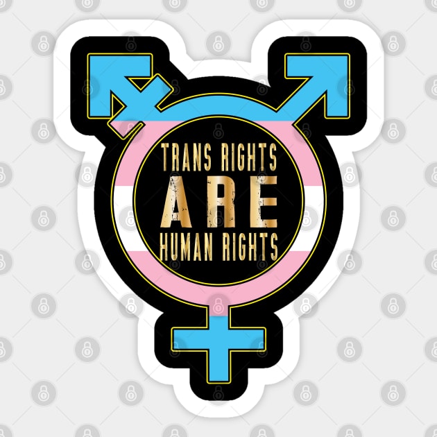 Trans Rights Are Human Rights - Trans Rights Are Human Right - Sticker ...