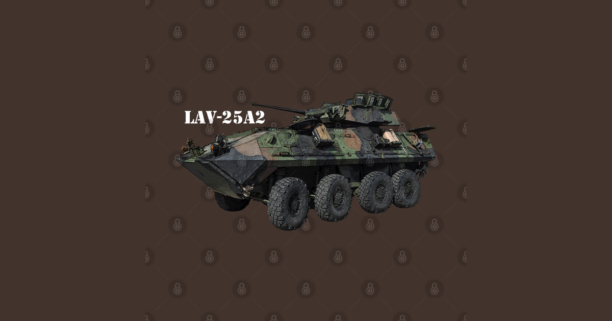 LAV-25A2 Wheeled Armored Vehicle - Marines - T-Shirt | TeePublic