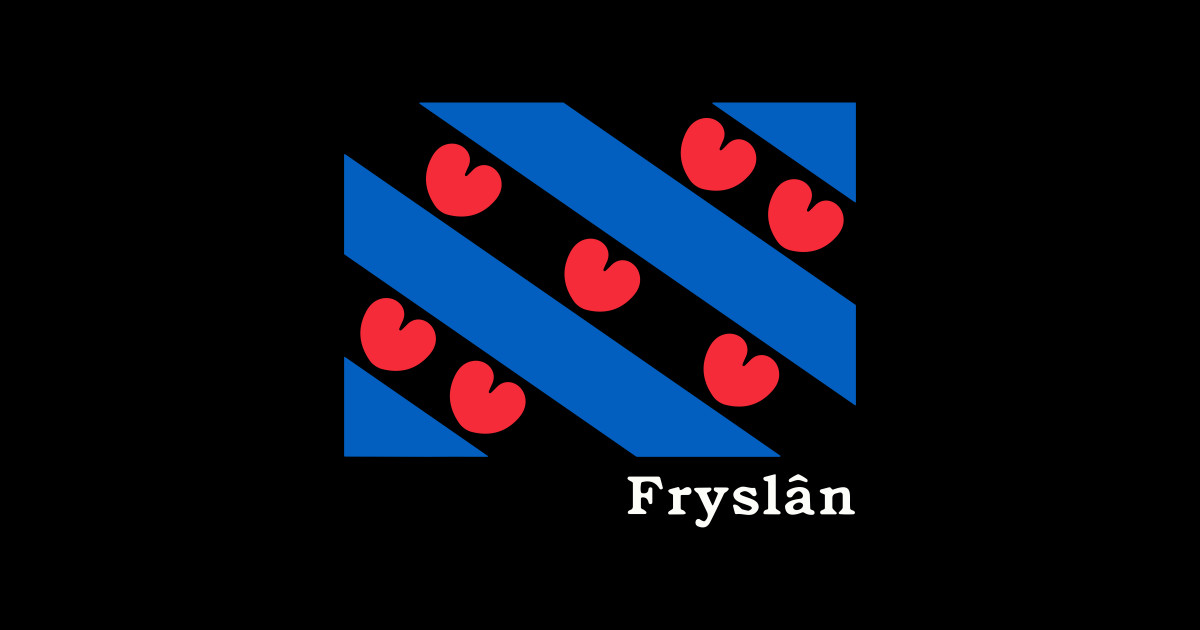 Cute Friesland Flag for Fryslân Friends Gift - Friesland Flag For ...