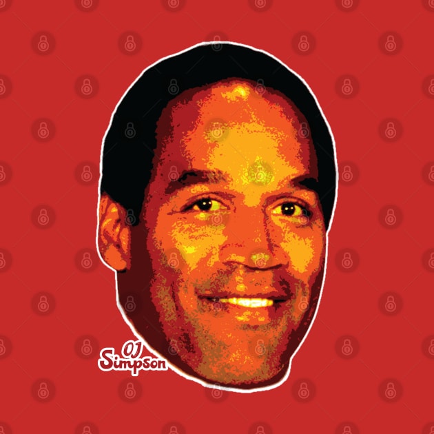 Vintage Oj Simpson Head - Oj Simpson - T-Shirt | TeePublic