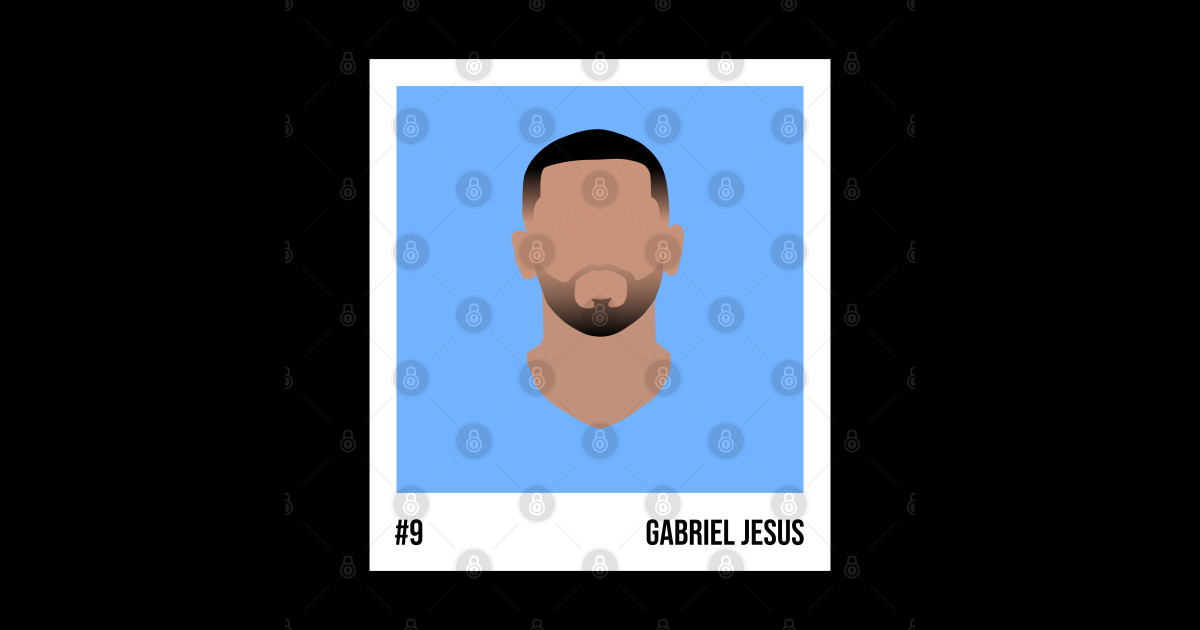 Gabriel Jesus Minimalistic Camera Film - Gabriel Jesus - Sticker ...