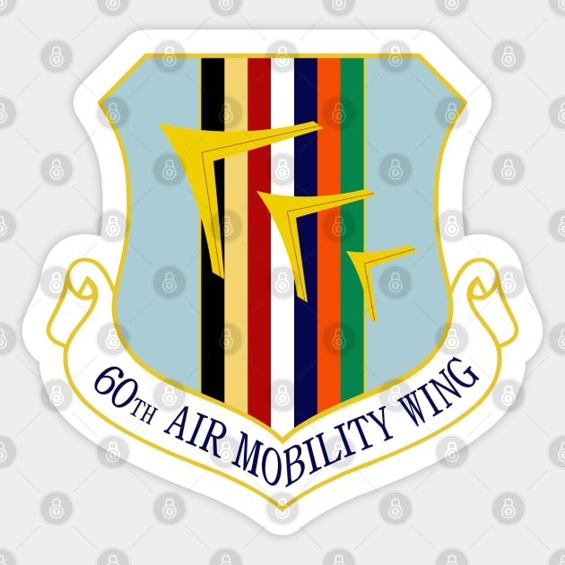 60th Air Mobility Wing - 60th Air Mobility Wing - Sticker | TeePublic