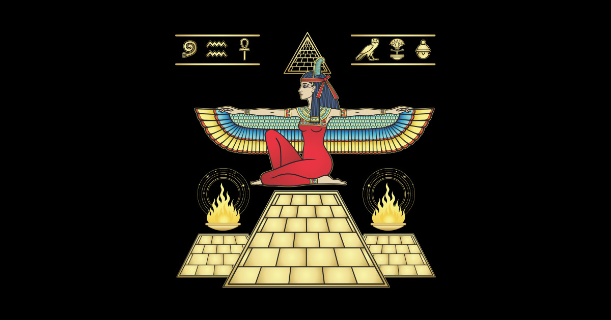 Isis Goddess - Ancient Egypt - Isis - Sticker | TeePublic