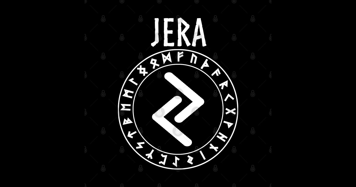 Jera Norse Rune - Jera Rune - Sticker | TeePublic