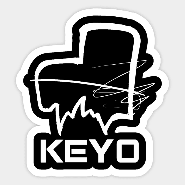 Keyo Heart Logo - Keyo - Sticker | TeePublic