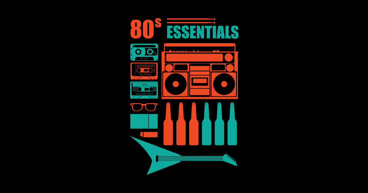 80s Essentials - 80s Retro - Posters and Art Prints | TeePublic