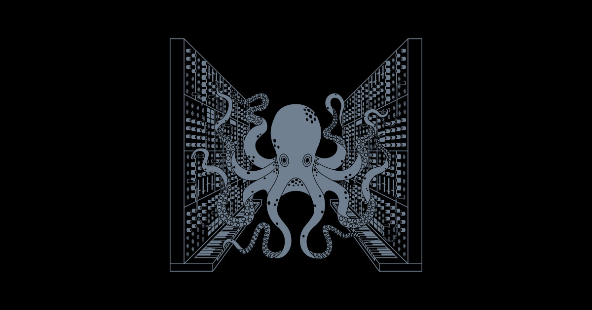 Electronic Musician Modular Synth Player - Synthesizer - Sticker ...