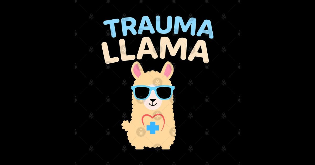 Trauma Llama Alpaca Your Wound Care Nurse Wound Nurse design - Nurse ...
