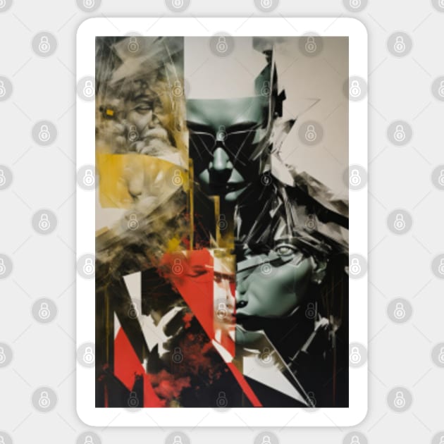 Collage No.02 - Collageart - Sticker | TeePublic
