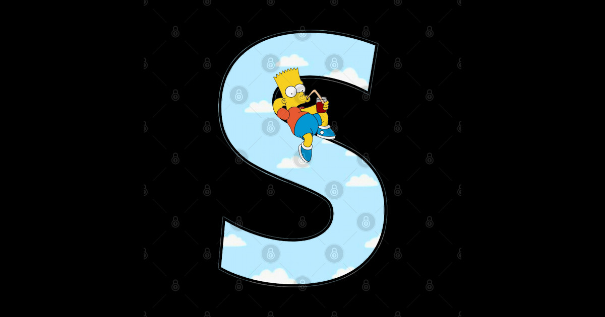Simpsons letter - Simpsons - Sticker | TeePublic