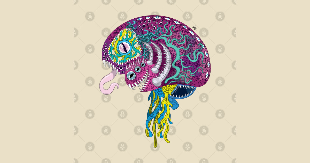 Eldritch Brain - Brain - T-Shirt | TeePublic