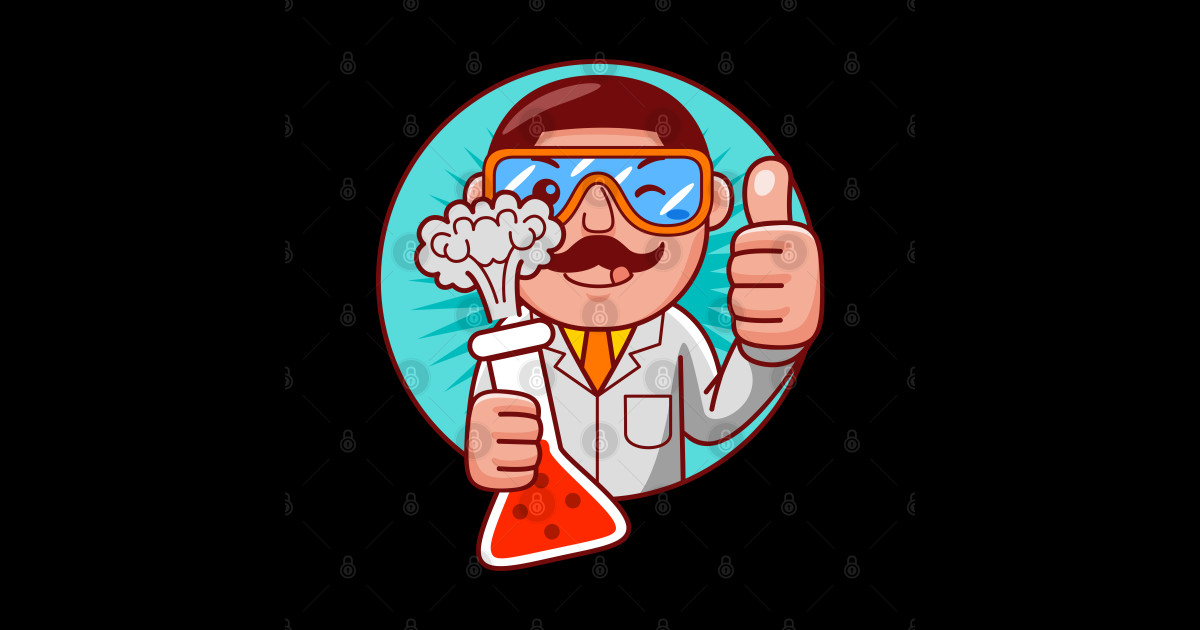 Scientist Man - Scientist - Sticker | TeePublic