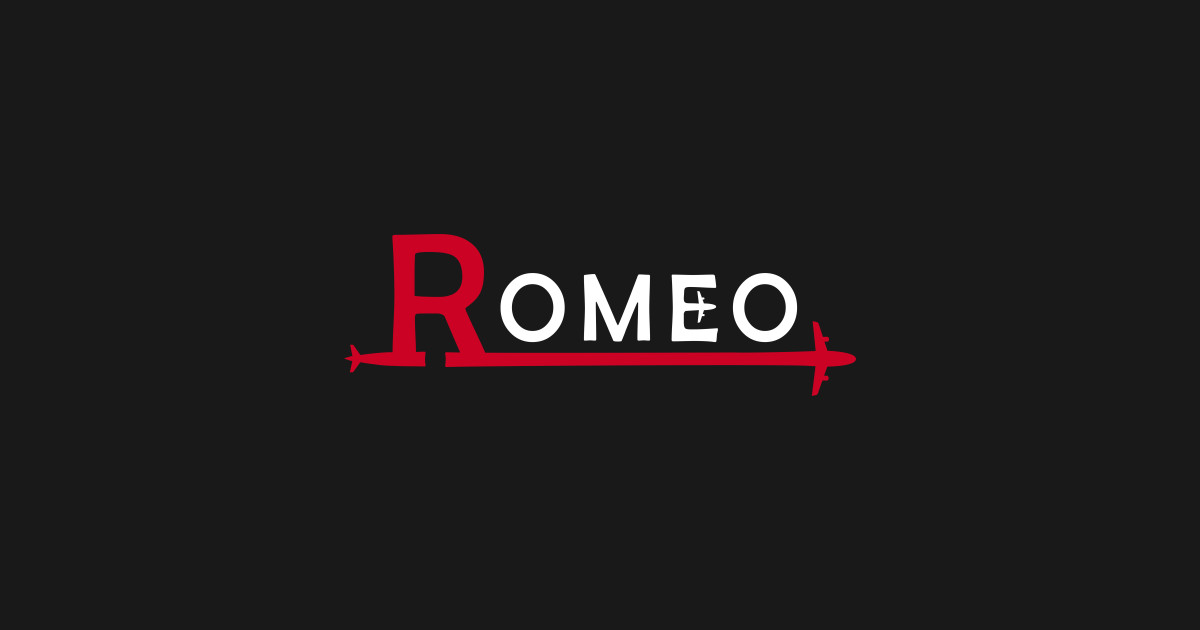 ROMEO Aviation Phonetic Alphabet Pilot Airplane - Romeo - T-Shirt ...