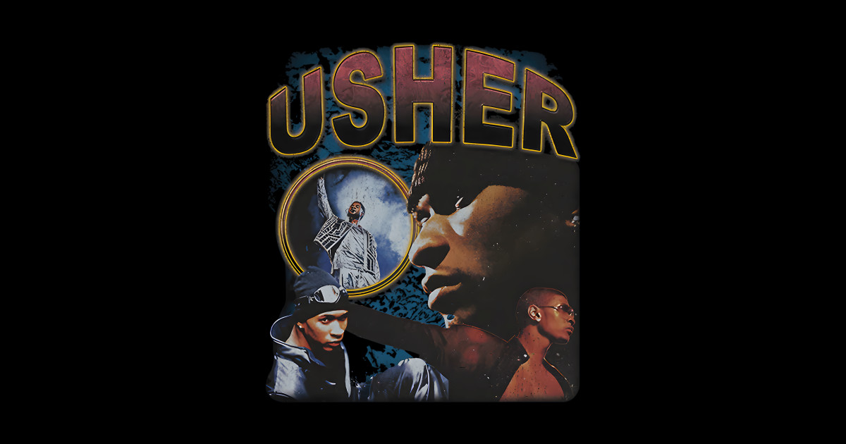 Usher 90S Vintage - Usher Singer - Sticker | TeePublic