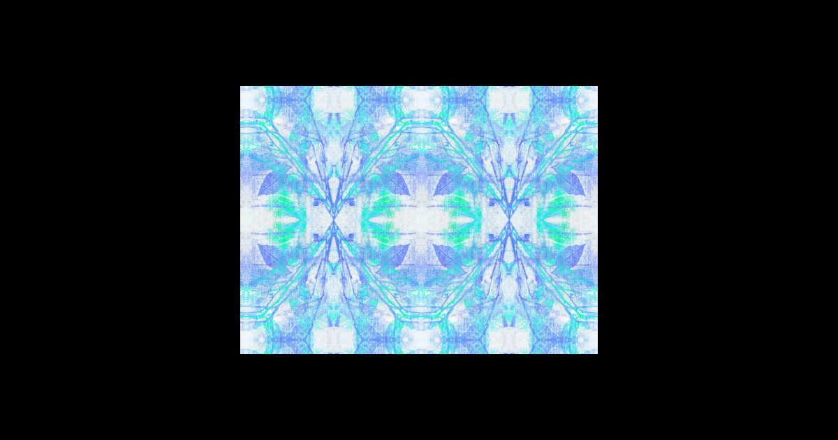 Natural Snowflake Pattern - Fractal Artwork - Sticker | TeePublic