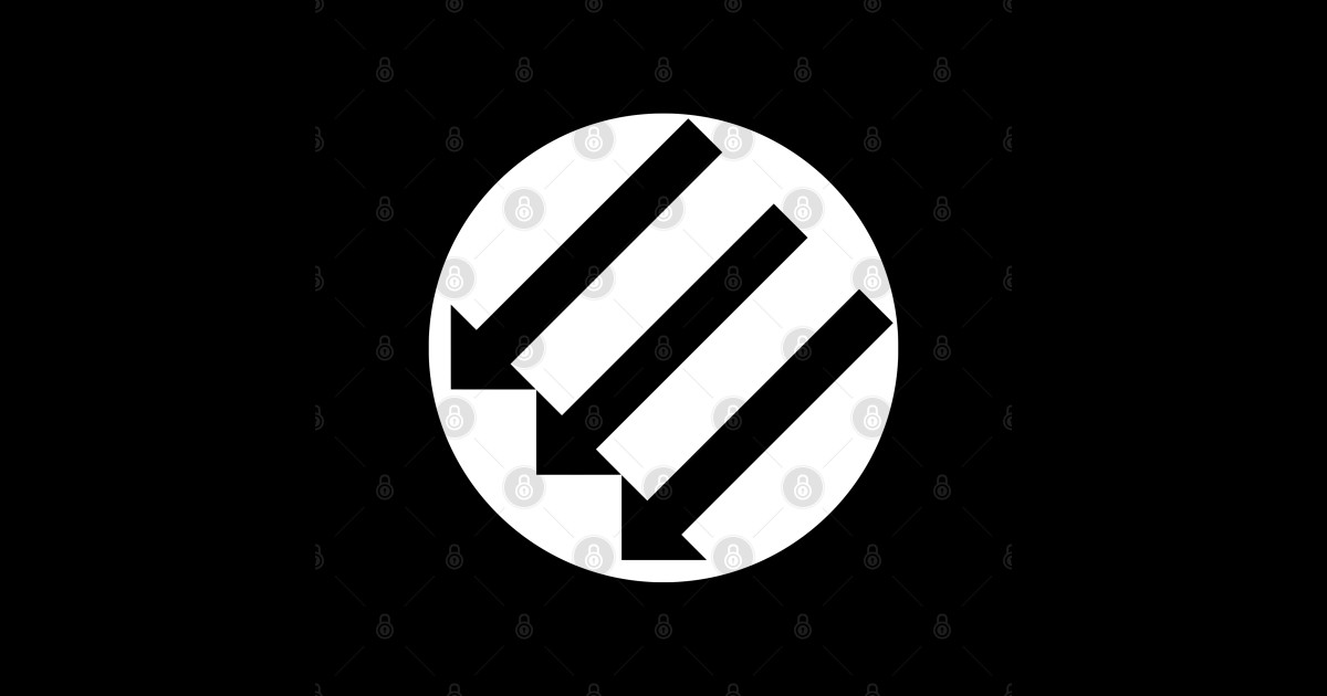 Three Arrows - Anti Fascist (black and white) - Anti Fascist - Sticker ...