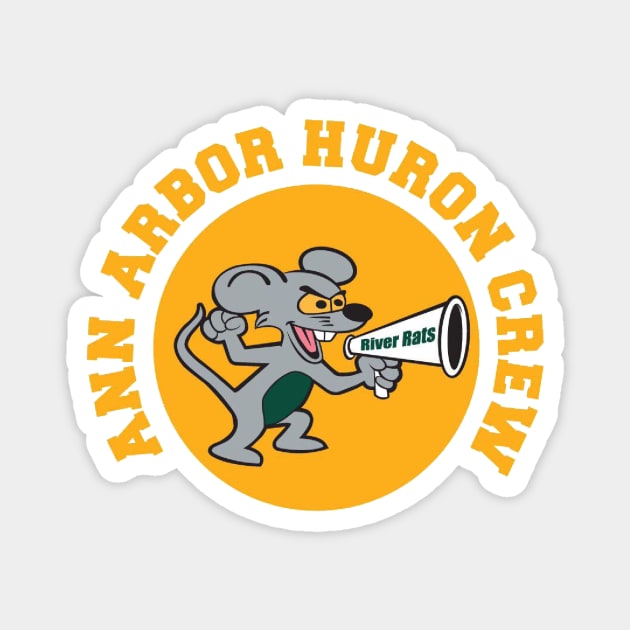 Row Rats - Gold Theme - Row Rat - Magnet | TeePublic