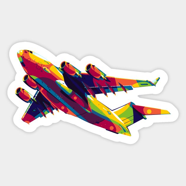 C-17 Globemaster III - C17 Globemaster Iii - Sticker | TeePublic