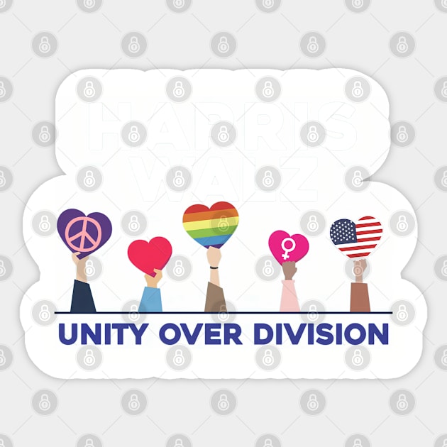 Unity over division - Unity Over Division - Sticker | TeePublic
