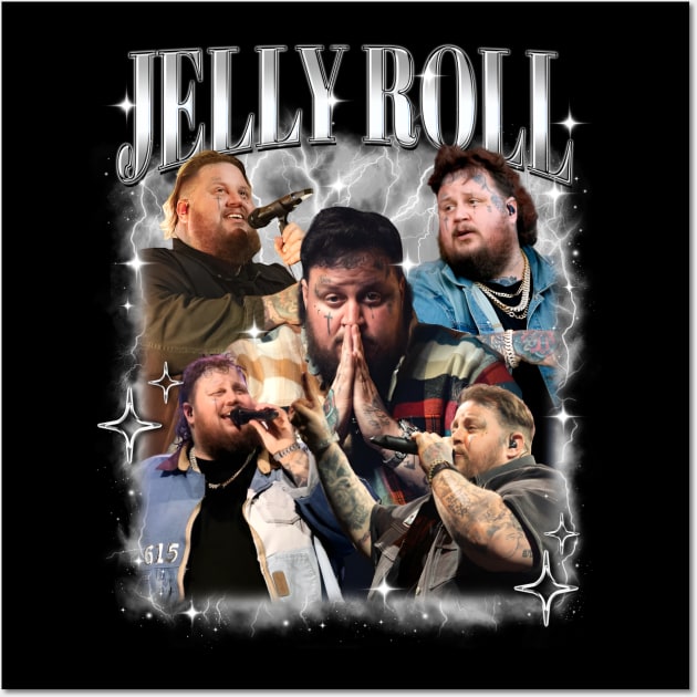 Hip Hop Fanart Jelly roll - Jelly Roll - Posters and Art Prints | TeePublic